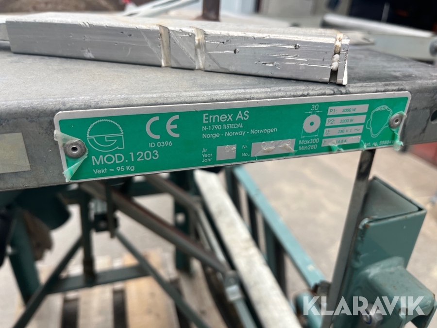 Gjerdesåg Ernex 1203, Linköping, Klaravik auktioner