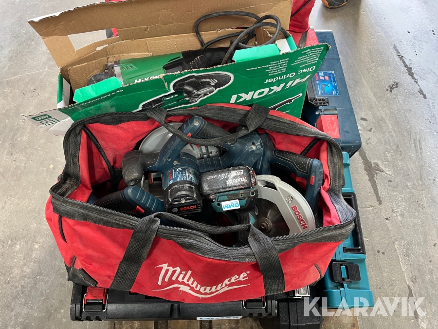 Elmaskiner Milwaukee DeWalt Bosch Makita Hikoki, Staffanstor