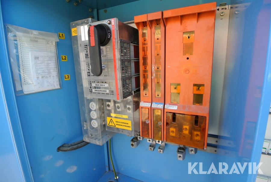 Huvudcentral El-Björn ZFSF250 modulcentral, Jönköping, Kl