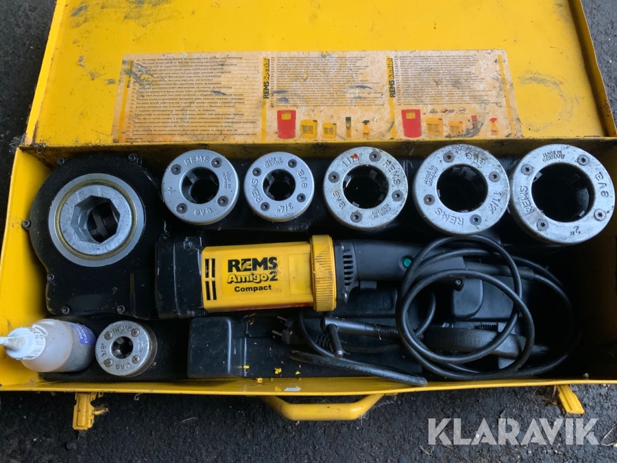 Gängmaskin VVS rör Rems Amigo2 Copact´, Eskilstuna,