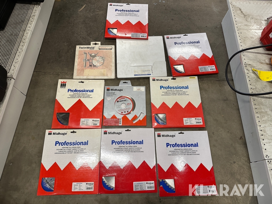 Sågklingor, Svalöv, Klaravik auktioner