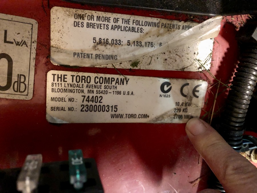 Åkgräsklippare Toro 74402 -02