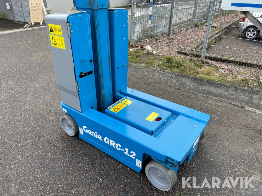 Pelarlift Genie GRC-12, Göteborg, Klaravik auktioner