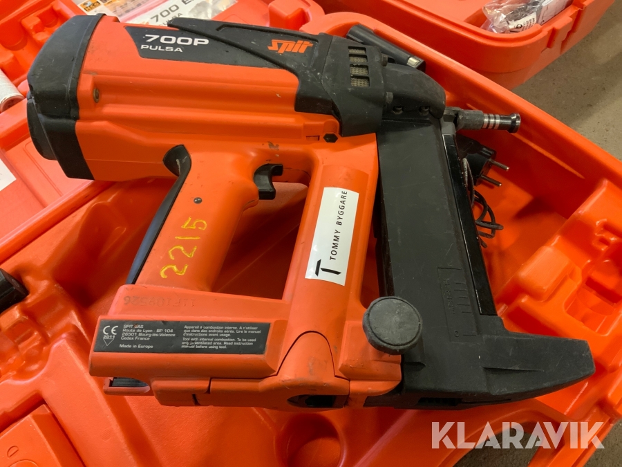 Spikpistol Spit 700P Pulsa, Vårgårda, Klaravik auktioner