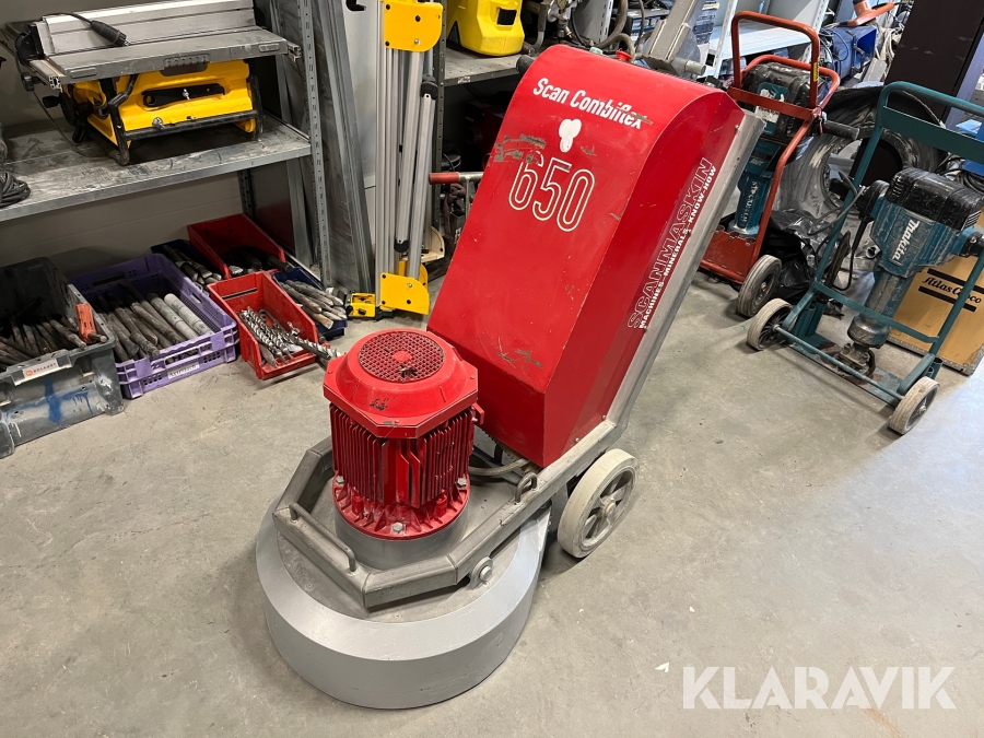 Paket med Golvslip Scanmaskin Combiflex 650, Stockholm, Klar