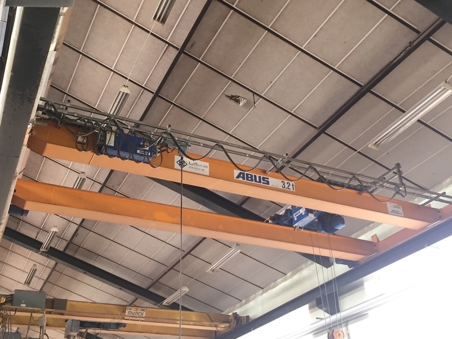 Traverskran, ca 6m bred