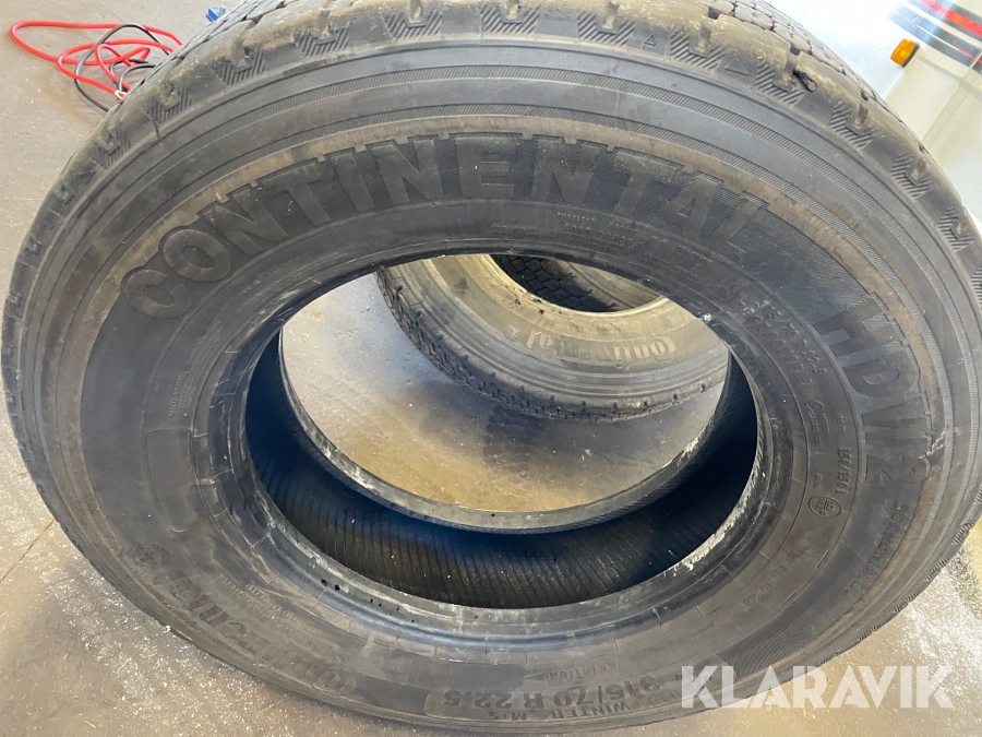 Lastbilsdäck drivdäck vinter Continental HDW2 4st