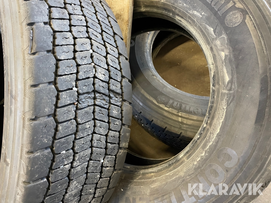 Lastbilsdäck drivdäck vinter Continental HDW2 4st