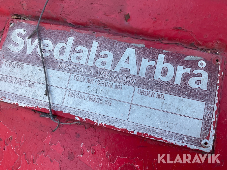 Sidovinge Svedala arbrå Svh4, Luleå, Klaravik auktioner