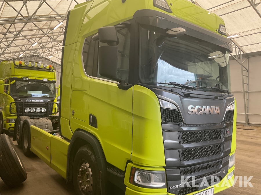 Lastbil Scania R580, Luleå, Klaravik auktioner
