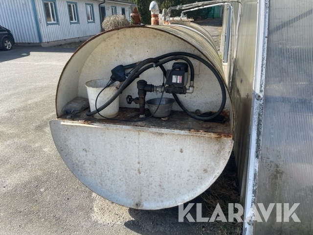 Dieseltank med pump Rohde Piusi 5000 Liter, Varberg, Klaravi