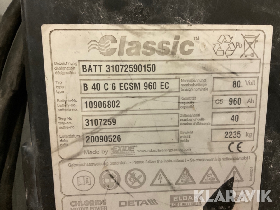 Kalmar ECD50, Älvdalen, Klaravik auktioner