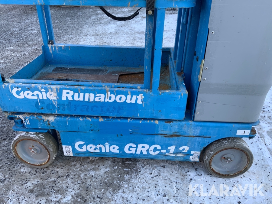 Pelarlift Genie GRC-12, Umeå, Klaravik auktioner
