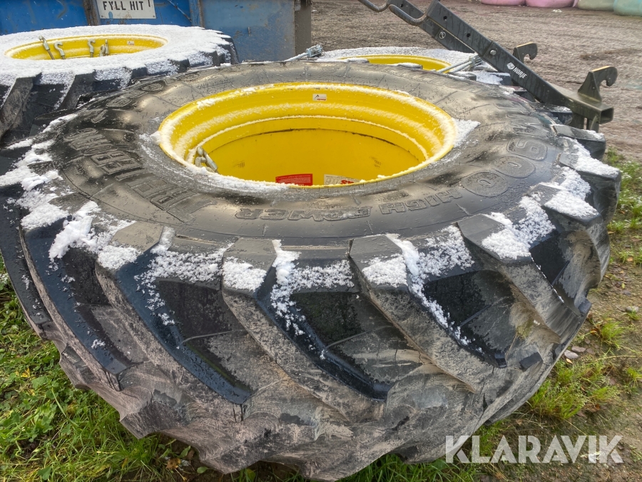 Dubbelmontage John Deere / Trelleborg TM 900 / 650/85R38, Sa