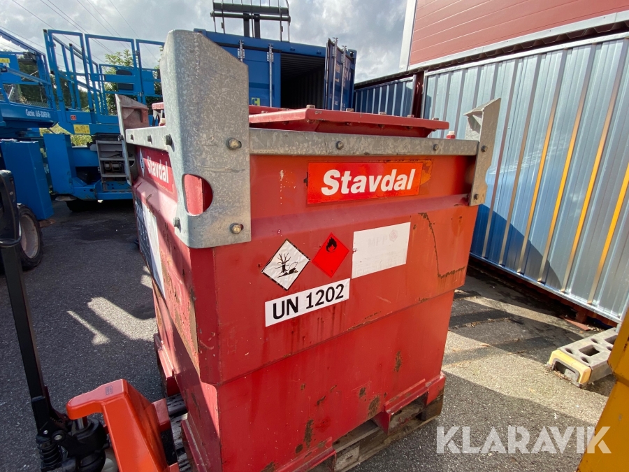 Dieseltank MPP 1 kubik, Knivsta, Klaravik auktioner