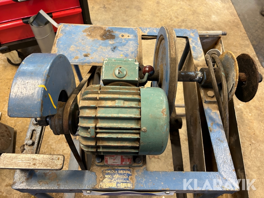 Stativ till motordriven slipsten Elektromekano, Helsingborg,