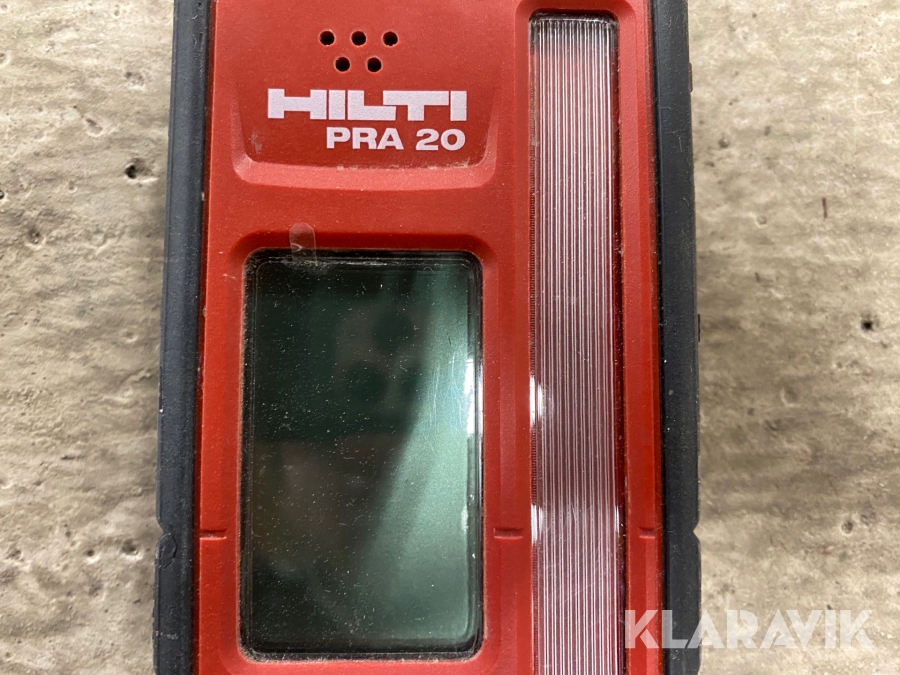 Klaravik Auktioner | Lasermottagare Hilti PRA 20