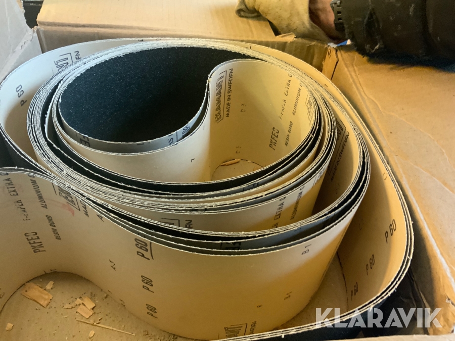 Slippapper till långbandsputs, Ystad, K