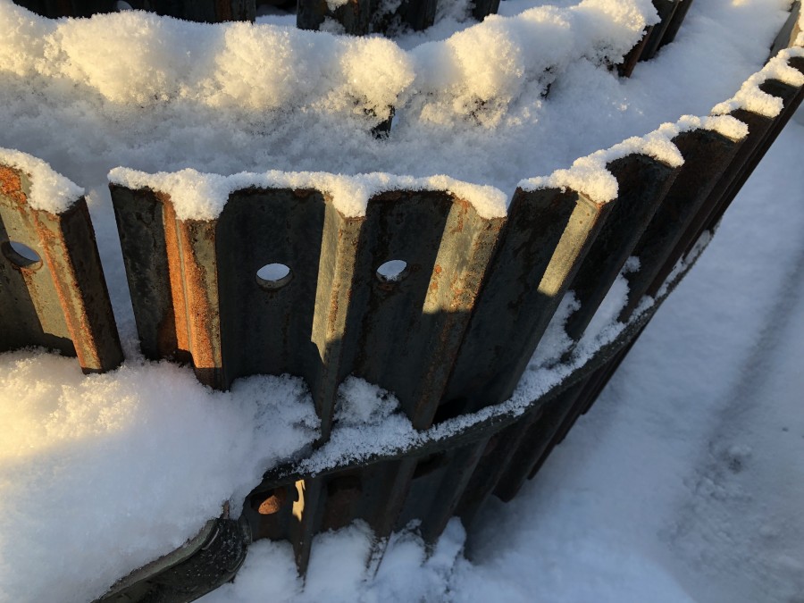 Klaravik Auktioner | 2 st stållarver till Volvo ERC 88 oanvända