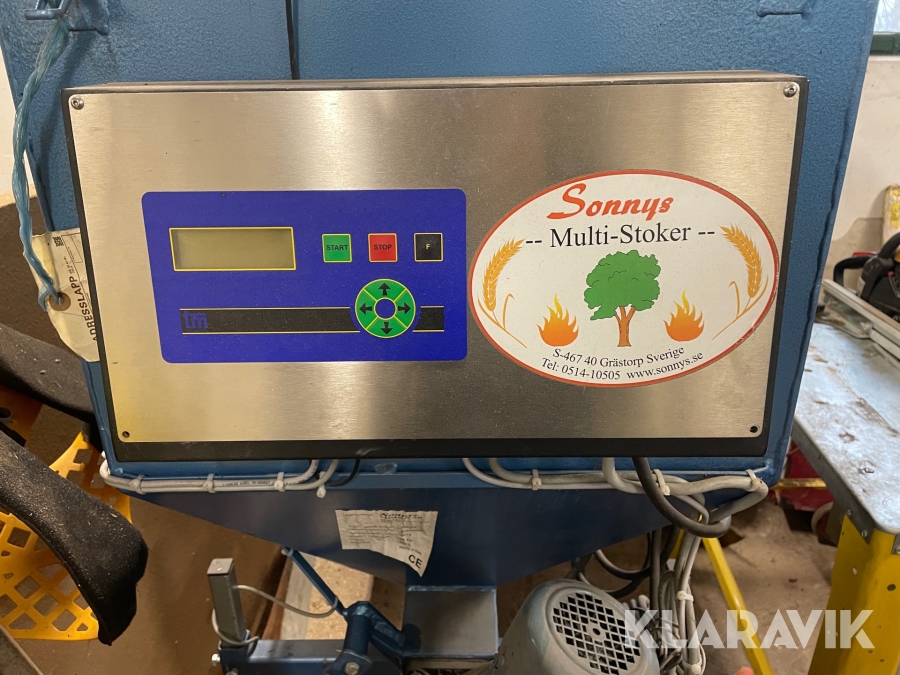 Brännare Sonnys Multi stoker, Skövde, Klaravik auktioner