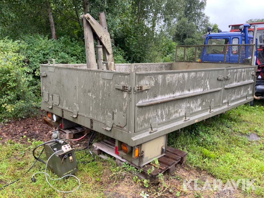 Kranflak Hiab kran, Katrineholm, Klaravik auktioner