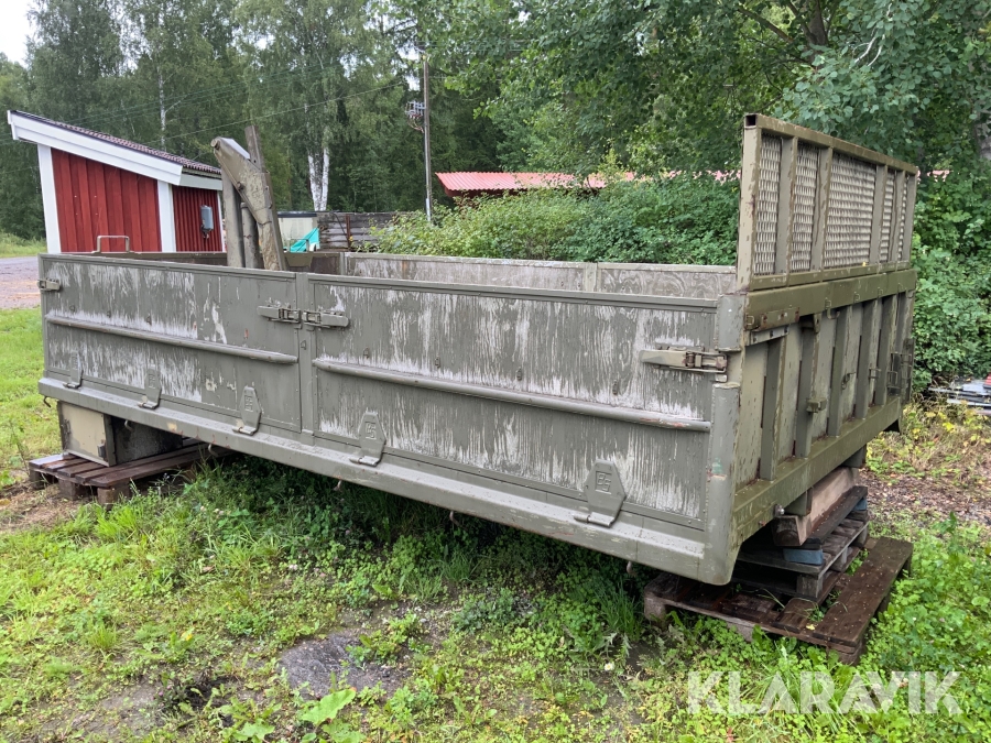 Kranflak Hiab kran, Katrineholm, Klaravik auktioner