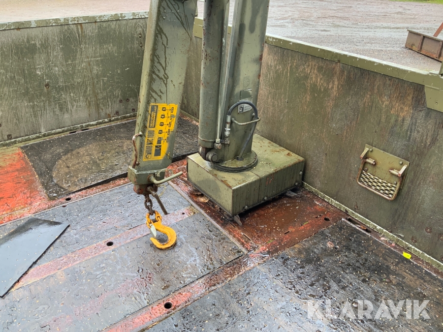 Kranflak Hiab kran, Katrineholm, Klaravik auktioner