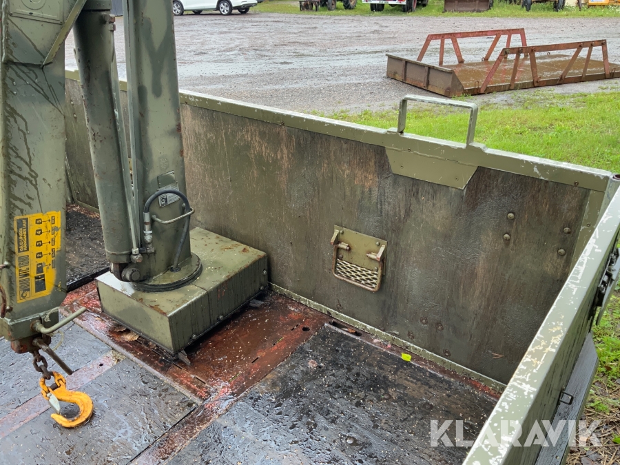 Kranflak Hiab kran, Katrineholm, Klaravik auktioner