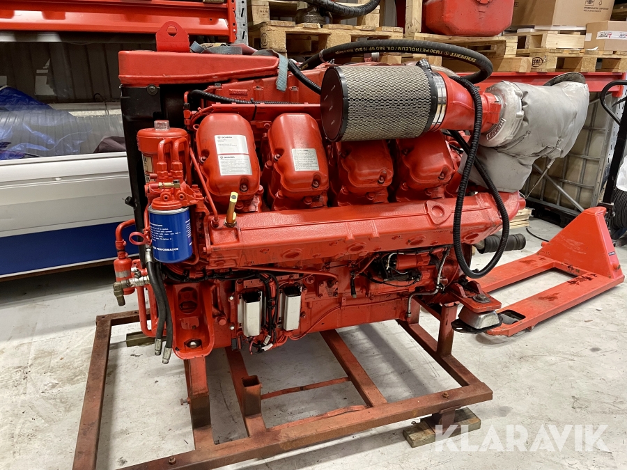 Marin dieselmotor Scania DI16 42M rating IFN, Strömstad, Kl