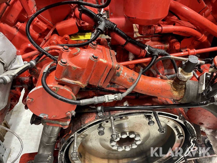 Marin dieselmotor Scania DI16 42M rating IFN, Strömstad, Kl