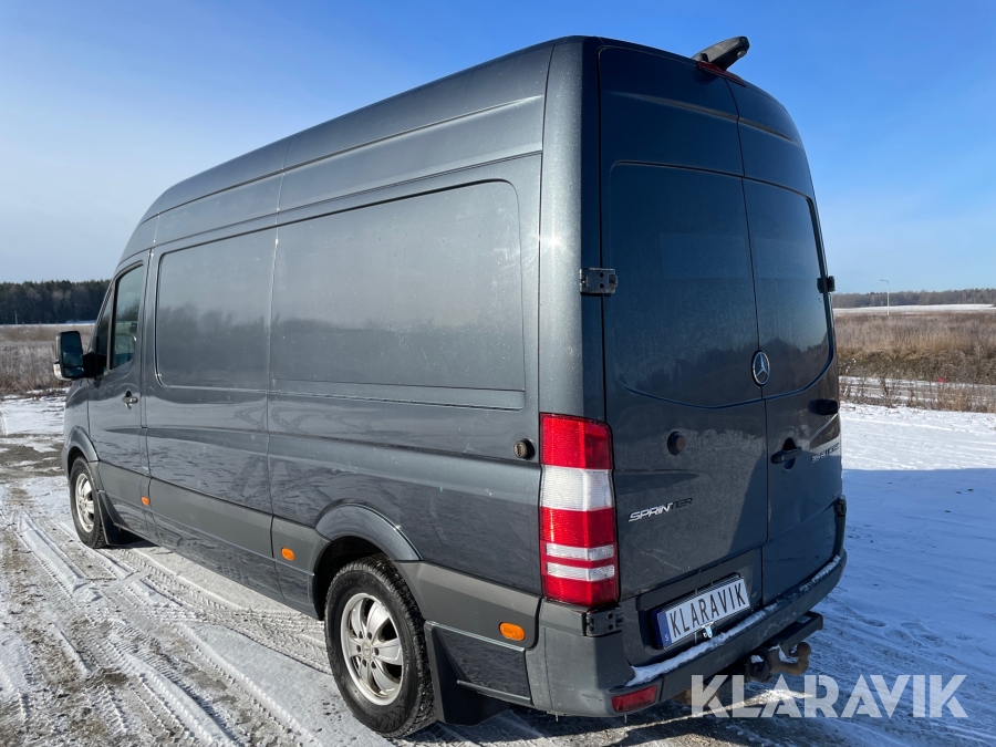 Skåpbil Mercedes Sprinter 319 Bluetec, Uppsala, Klaravik auk
