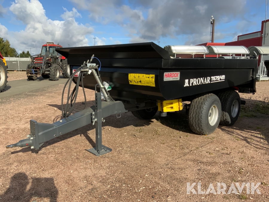 Dumpervagn Pronar T679/4m Hardox botten, Skara, Klaravik auk