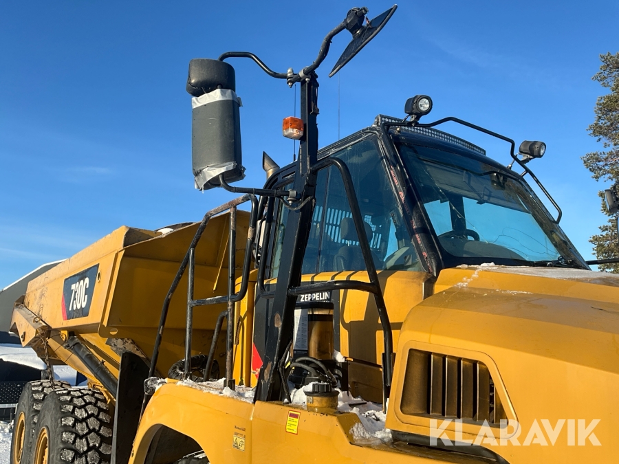 Dumper CAT 730C, Gällivare, Klaravik auktioner