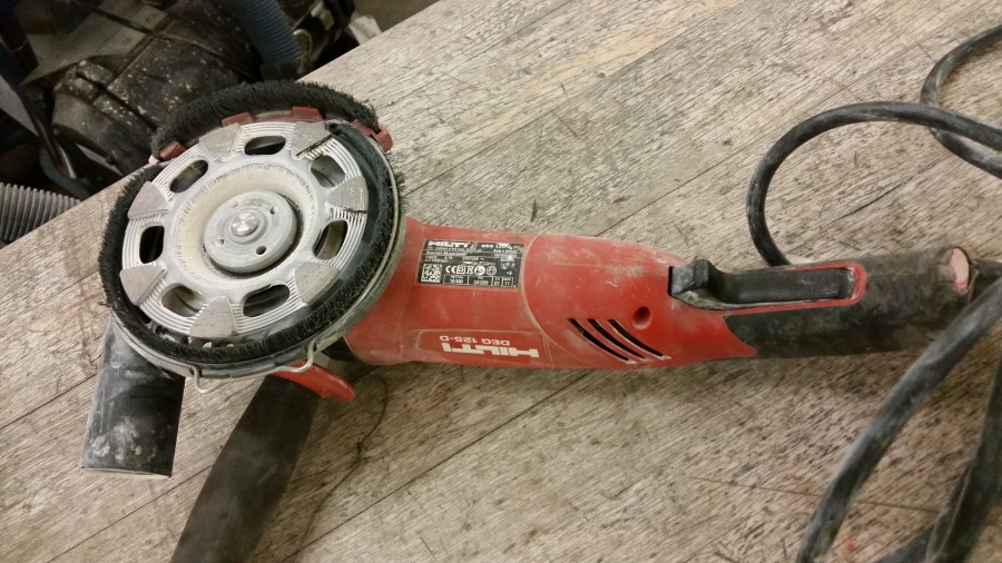 Slipmaskin för betong, effekt ca 2kW