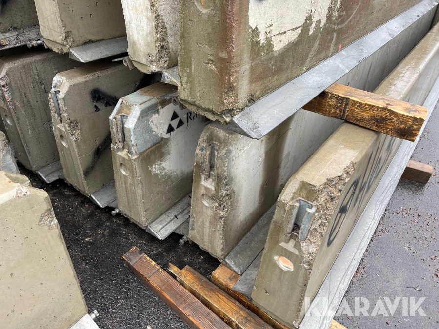 Betongbarriärer Deltablock DB65, Göteborg, Klaravik auktione