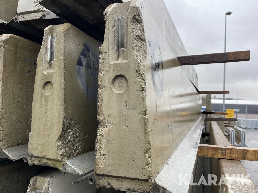 Betongbarriärer Deltablock DB65, Göteborg, Klaravik auktione