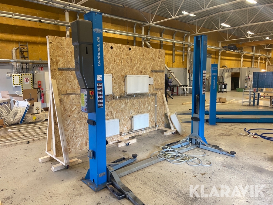 Billyft 2-pelare Twin Busch 4200 kg, Västerås, Klaravik au