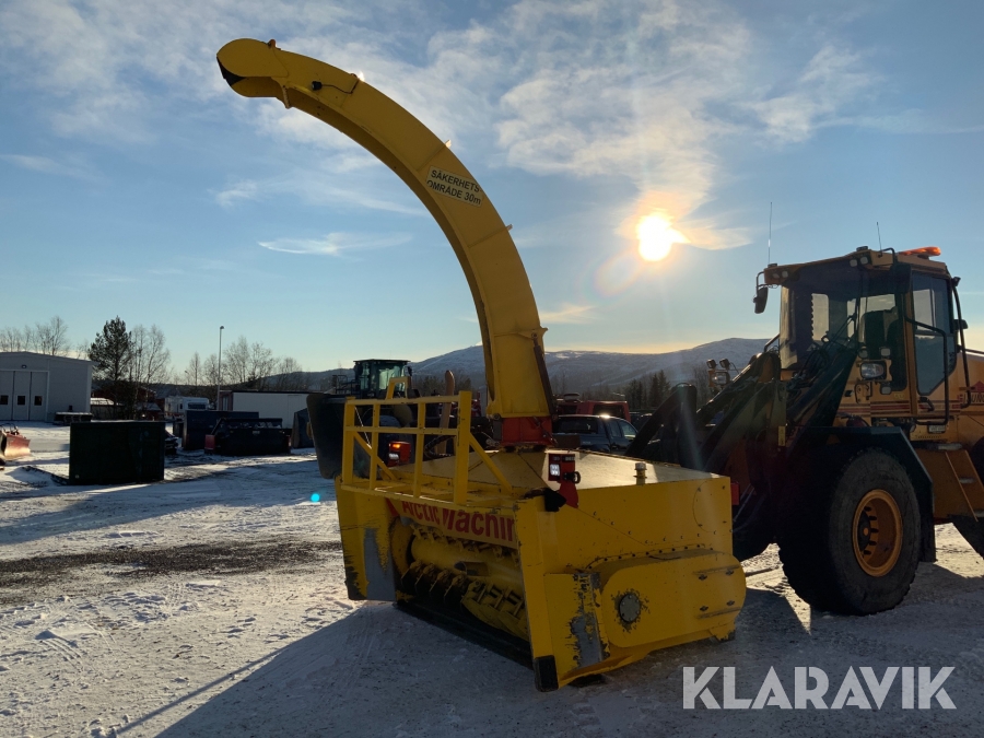 Motordriven snöslunga Artic Machine Am2500 6 cyl Iveco turbo diesel