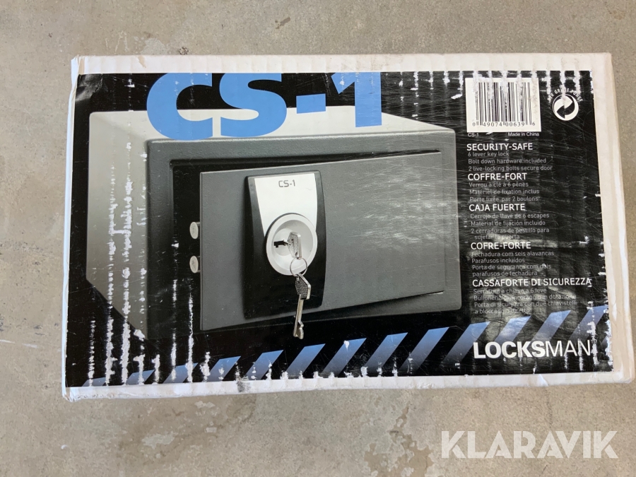 Säkerhetsskåp Locksman CS-1, Malmö, Klaravik auktioner