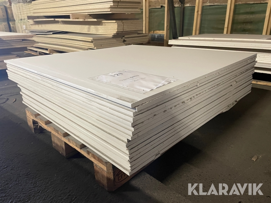 Gipsskiva Gyproc GN13, Högsby, Klaravik auktioner