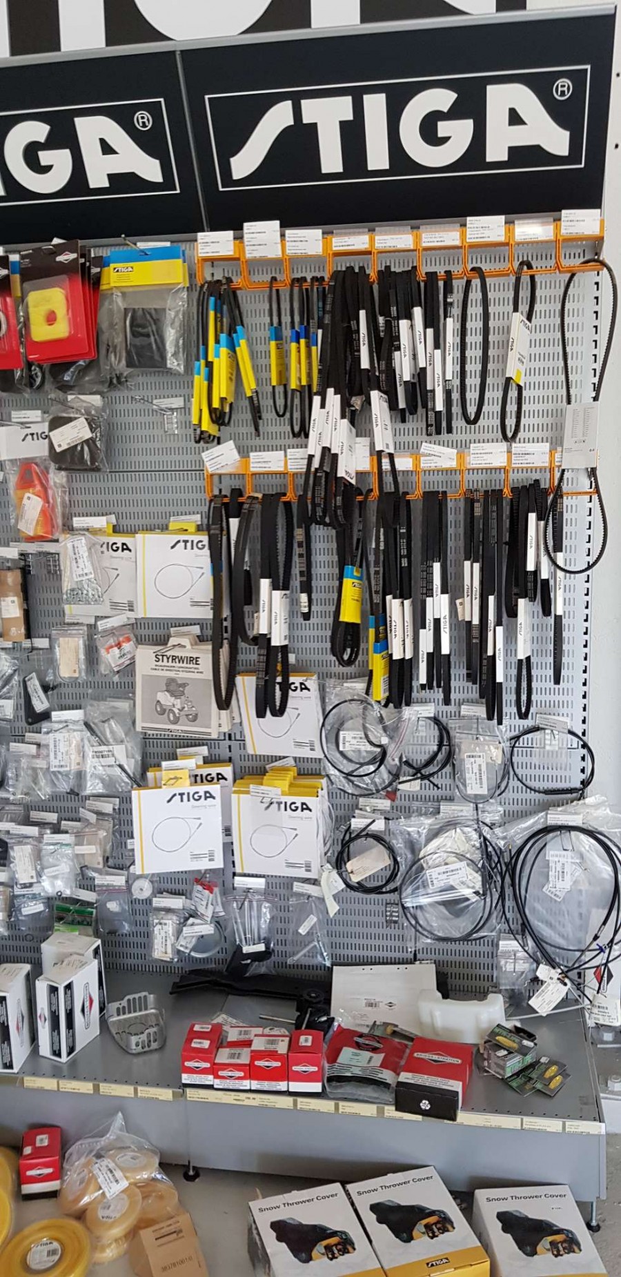 Nya reservdelar till Stiga gräsklippare