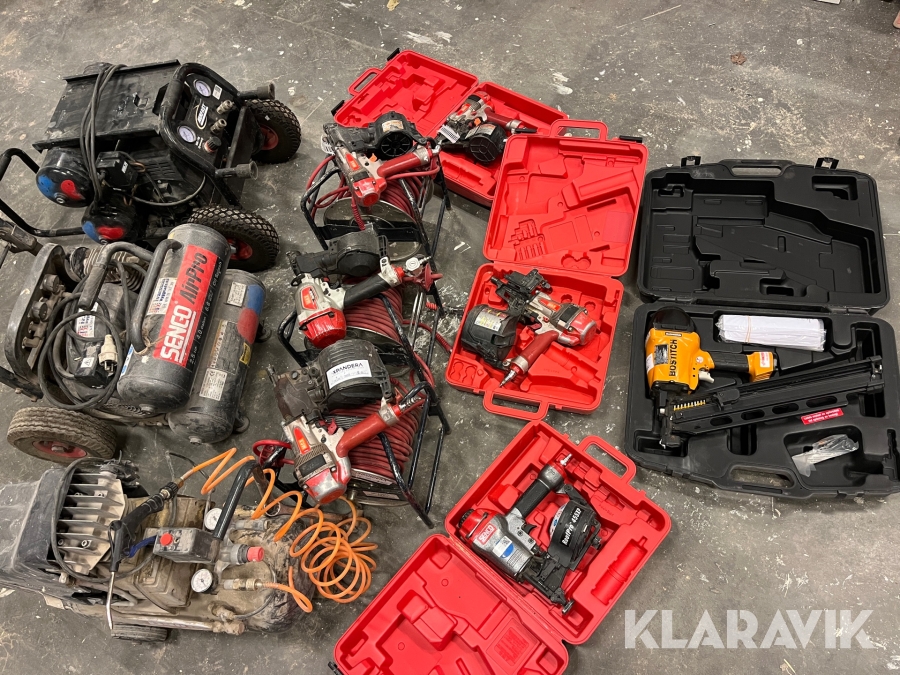 Kompressorer och Spikpistoler, Norrköping, Klaravik auktione