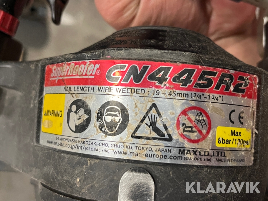 Kompressorer och Spikpistoler, Norrköping, Klaravik auktione