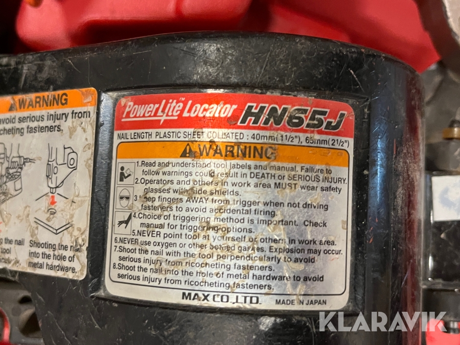 Kompressorer och Spikpistoler, Norrköping, Klaravik auktione