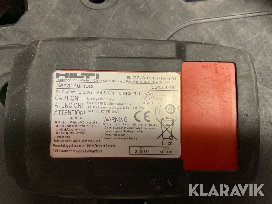 Borrhammare Hilti TE DRS-6-A, Malmö, Klaravik auktioner
