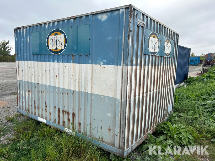 Förrådscontainer Kalmar, Uppsala, Klaravik auktioner