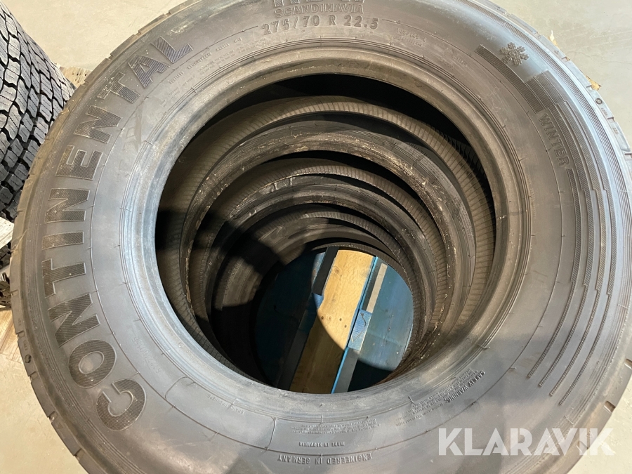 Lastbilsdäck Continental HDW, Sölvesborg, Klaravik auktioner