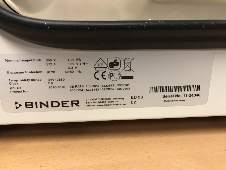 Klaravik Auktioner | Binder ugn / värmeskåp