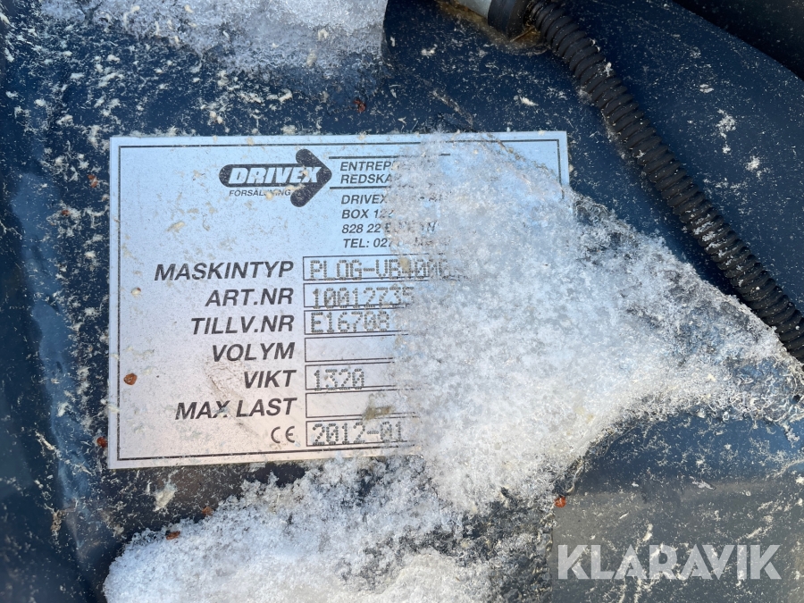 Vikplog Drivex VB4000, Sollefteå, Klaravik auktioner