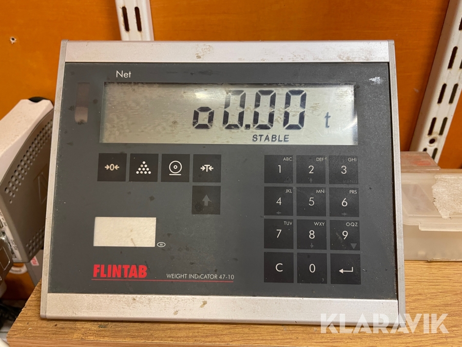 Fordonsvåg Flintab 14-01-01, Tanum, Klaravik auktioner